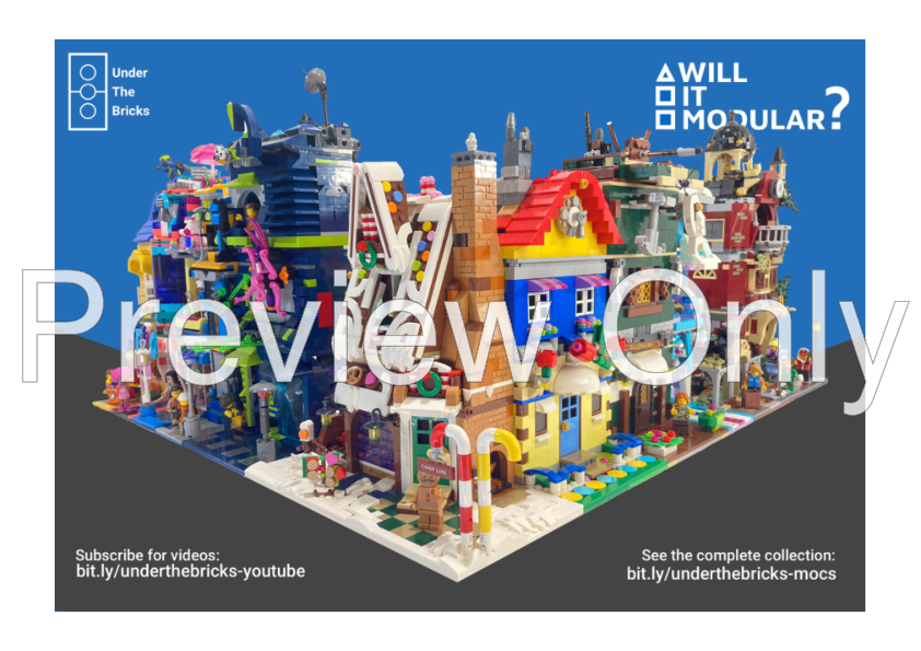 Lego Moc Modular Central Perk By Underthebricks Rebrickable Build