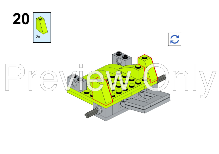 LEGO MOC Round Baler Claas rollant 250 Roto Cut by Frapez1972 ...