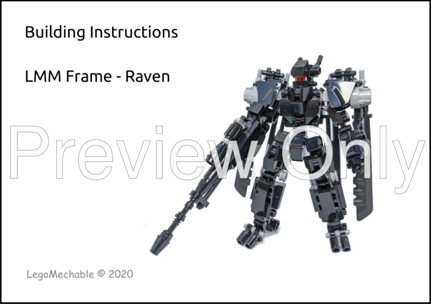 LEGO MOC LMM Frame - Raven by LegoMechable | Rebrickable - Build with LEGO