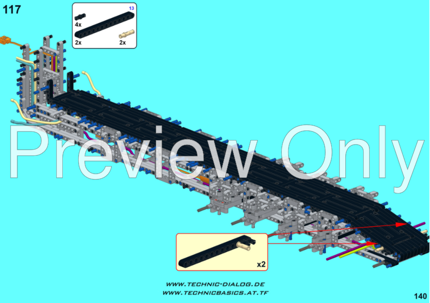 LEGO MOC LOWBOY-Trailer compatible with Lucio's Tractor Truck by ...