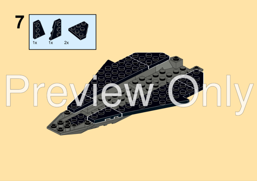 LEGO MOC M:Tron Super Bolt Space Ship by retrobrickstudio | Rebrickable ...