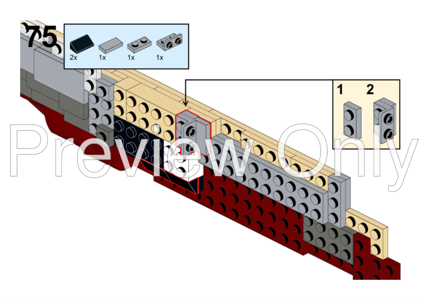 LEGO MOC 1:200 Hr. Ms. Flores, Dutch Gunboat by super_cacti ...