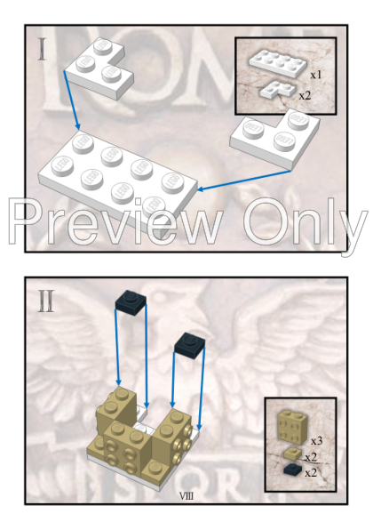 Lego Moc Brickheadz Julius Caesar By Thierry Rebrickable Build