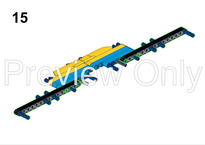 LEGO MOC P-38 Lightning (42074 Racing Yacht) by jpgon | Rebrickable ...