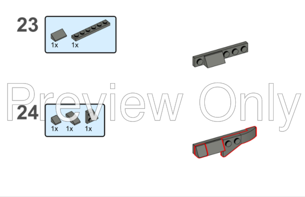 LEGO MOC V-22 Osprey 4 Pack (CV-22, MV-22, CMV-22, Rescue V-22) 1:100 ...