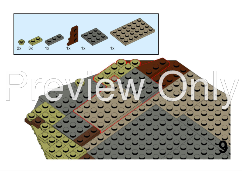 LEGO MOC LEGO MOC Custom Medieval House | PDF instructions (NO PARTS ...