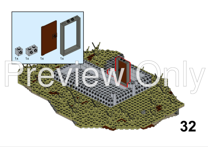 LEGO MOC LEGO MOC Medieval Watchtower | PDF instructions (NO PARTS) by ...