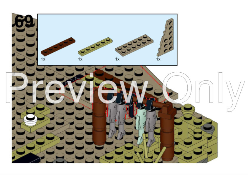 LEGO MOC LEGO MOC Medieval Fisherman`s House | PDF instructions (NO ...