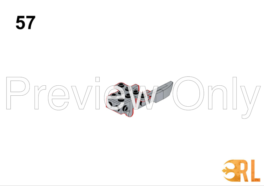 LEGO MOC A180 Blaster Pistol by NickBrick | Rebrickable - Build with LEGO