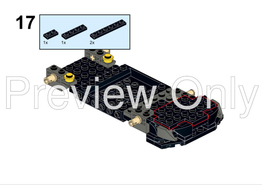 LEGO MOC Mclaren P1 by BrickAddiction | Rebrickable - Build with LEGO
