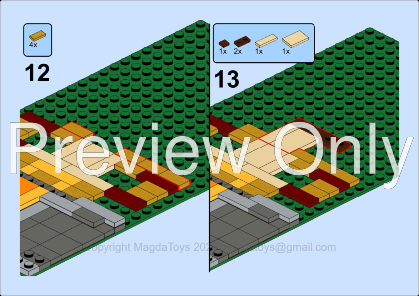 LEGO MOC Birch Bar - Bookshop 10270 Alternative build Q1 by Magdatoys ...