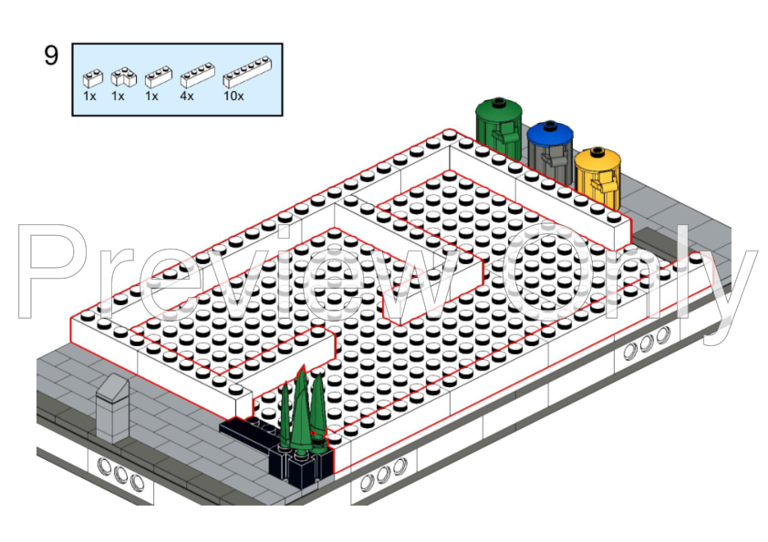 LEGO MOC Modern Modular Building by Chricki | Rebrickable - Build with LEGO