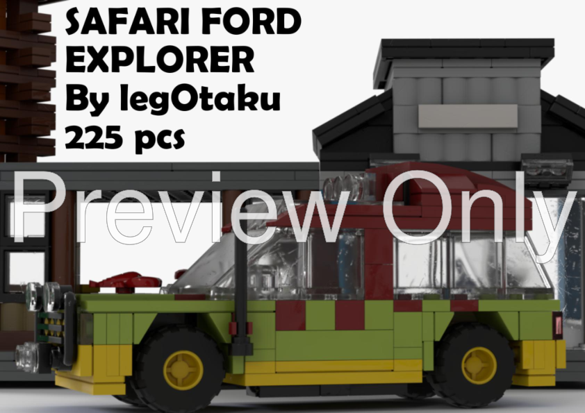LEGO MOC Ford Explorer by legOtaku | Rebrickable - Build with LEGO