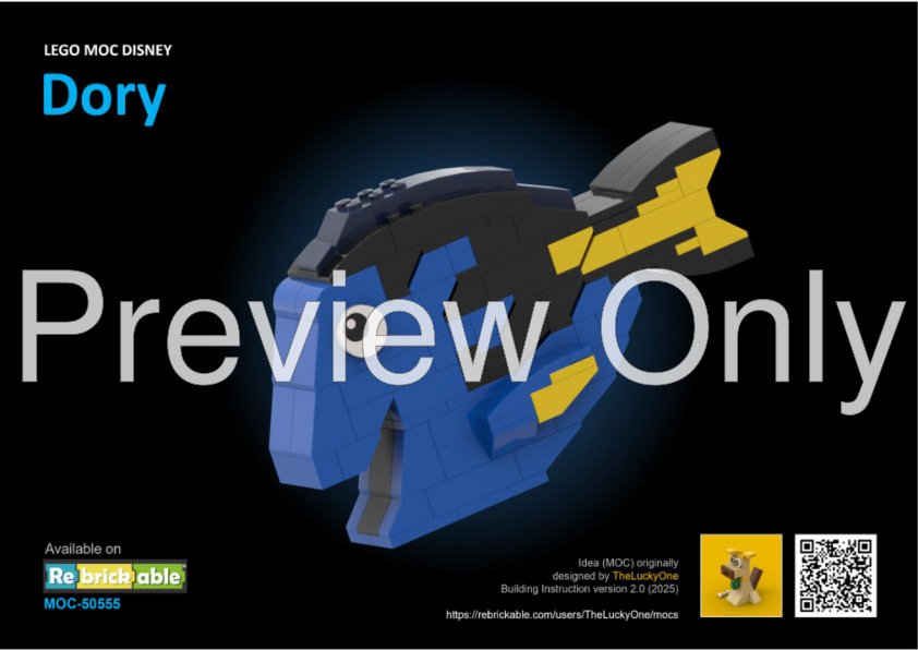 LEGO MOC Dory by TheLuckyOne | Rebrickable - Build with LEGO