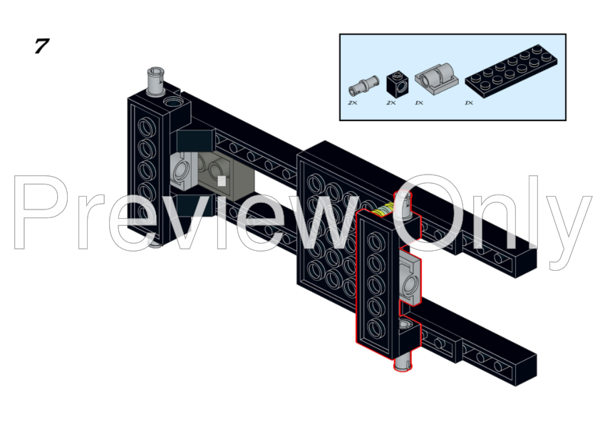 LEGO MOC Truck - Flatbed Deluxe Superduty (Dark Red) by Brick.Mocman ...