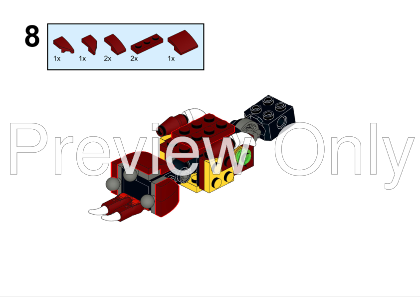 Lego Moc Squid Alternative Build Of 3 1 Fire Dragon By Producedpickles