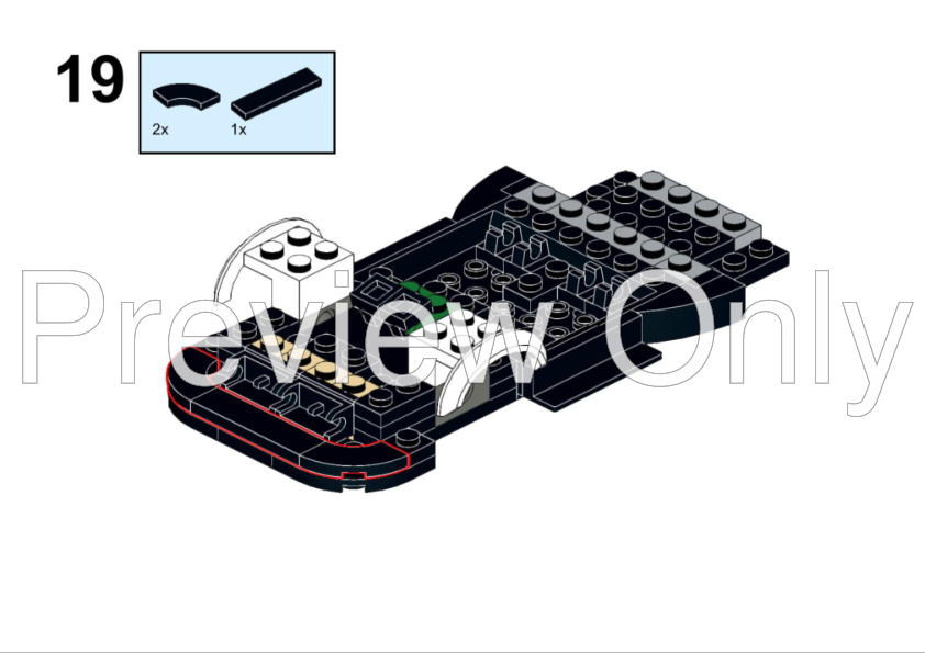 LEGO MOC Takata Dome NSX v2 by TheBoostedBrick | Rebrickable - Build ...