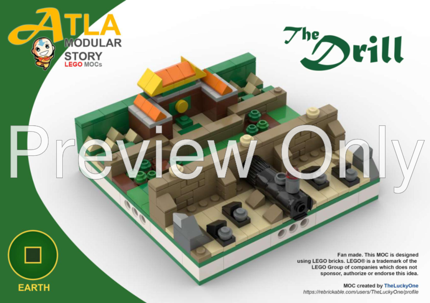 LEGO MOC ATLA Modular Story - The Drill by TheLuckyOne | Rebrickable ...