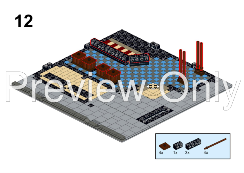 LEGO MOC Old bakery and pastry shop by Huebre | Rebrickable - Build ...