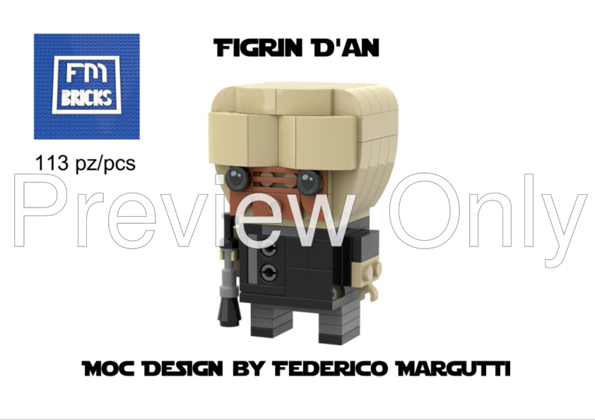 LEGO MOC Bith Musician (Cantina Band) Brickheadz by FMbricks ...