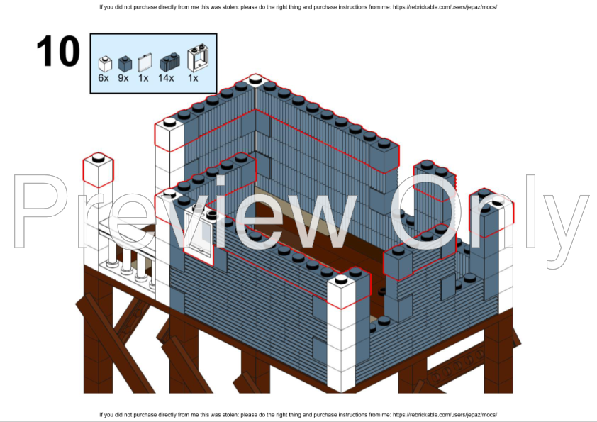 LEGO MOC Pulp Mill Office Building PM2 by jepaz | Rebrickable - Build ...