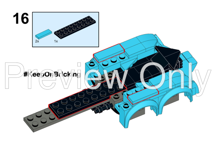 LEGO MOC 76898 Space Cruiser 8X8 by Keep On Bricking | Rebrickable ...