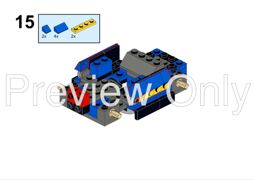 LEGO MOC-54263 camaro 75891wide body modification by ananas ...