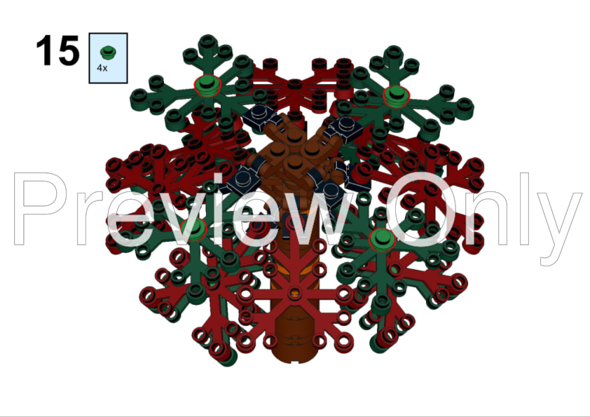 LEGO MOC Colorful Trees for modular models by gabizon | Rebrickable ...