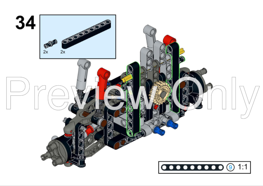 LEGO MOC 42110 Model B (Truck) by Anton Kablash | Rebrickable - Build ...