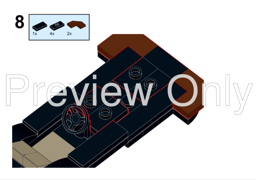 LEGO MOC LEGO MOC Modern Custom House #2 (High Tech) | PDF instructions ...