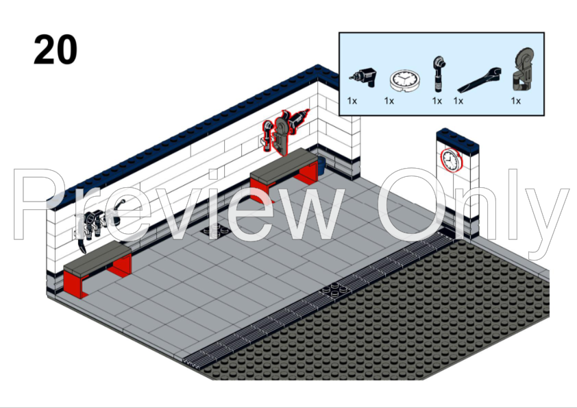 LEGO MOC Car repair shop by Juri_lego | Rebrickable - Build with LEGO