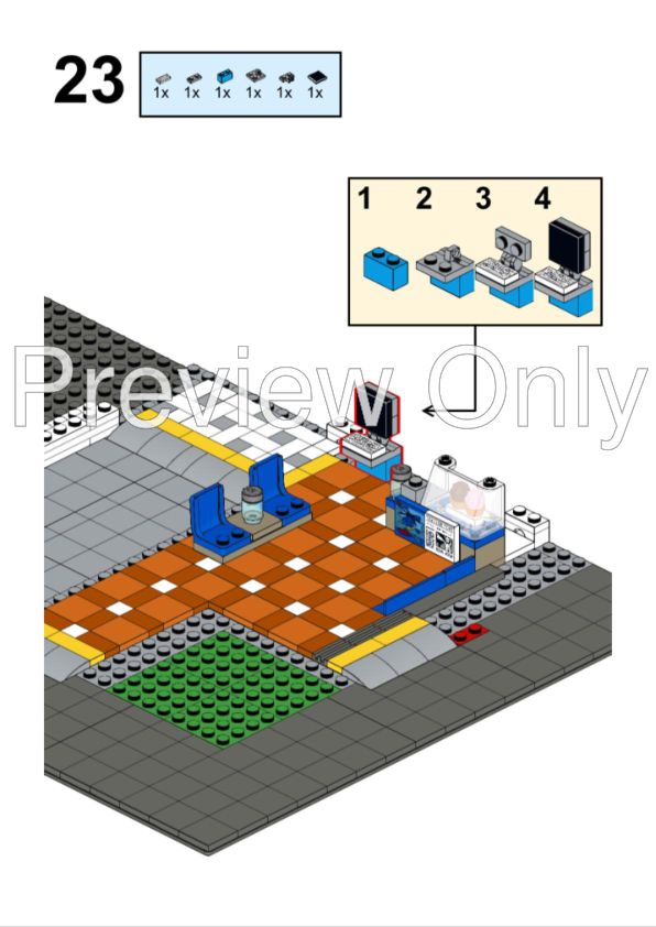 LEGO MOC City Hospital by Der Noppenbotschafter | Rebrickable - Build ...