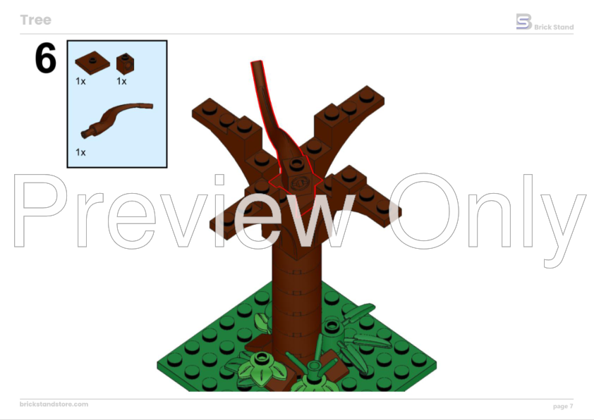 LEGO MOC Tree by brickstand | Rebrickable - Build with LEGO