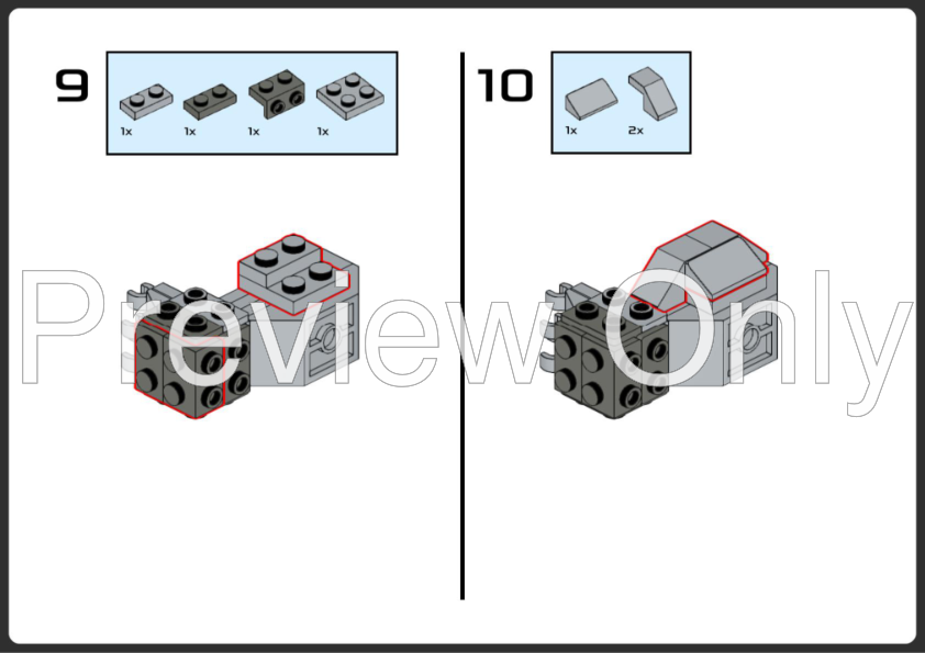 LEGO MOC CIS Lucrehulk Cruiser Microfighter by Liio | Rebrickable ...