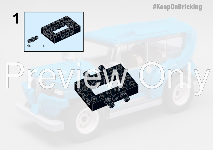 LEGO MOC 10252 Luxury SUV by Keep On Bricking | Rebrickable - Build ...