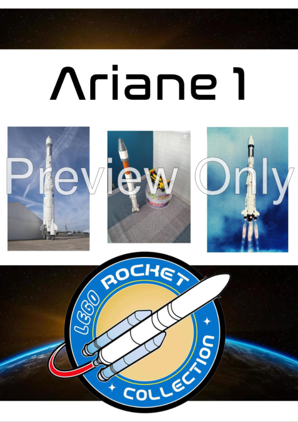 Lego Moc Ariane 1 1110 Like Saturn V Scale By Dixenet