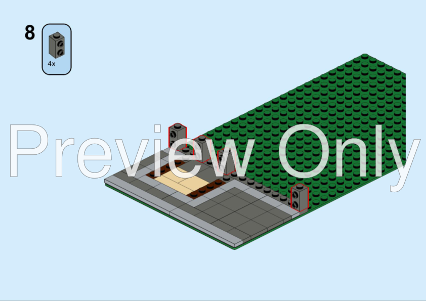 LEGO MOC Modular Townhouse by MOC_Expert | Rebrickable - Build with LEGO