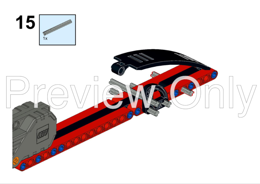 LEGO MOC F1 Technic Pullback Engine by CosminU | Rebrickable - Build ...