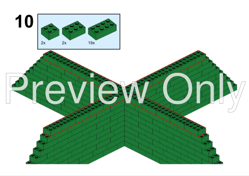 LEGO MOC Big Xmas Tree by whataslacker | Rebrickable - Build with LEGO