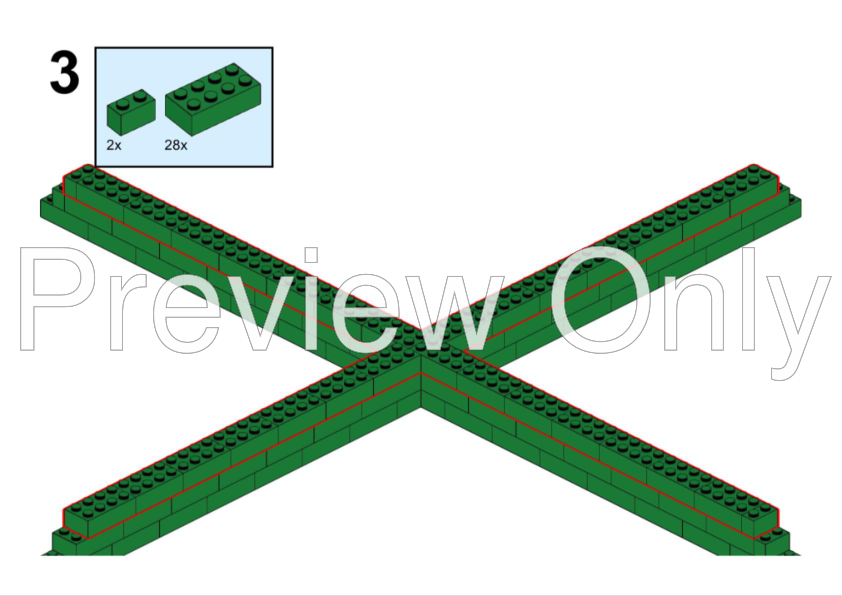 LEGO MOC Big Xmas Tree by whataslacker | Rebrickable - Build with LEGO