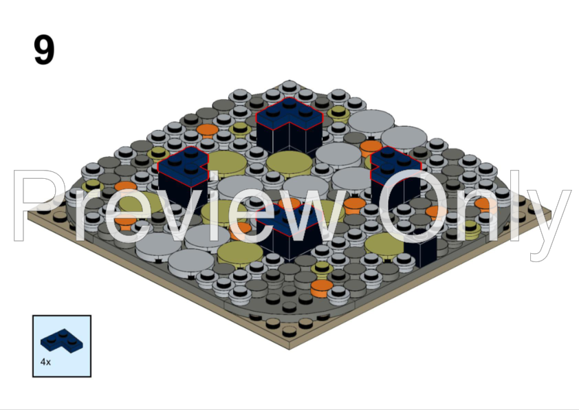 LEGO MOC Clock Tower by Huebre | Rebrickable - Build with LEGO