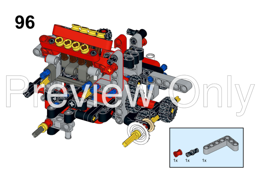 LEGO MOC Dodge RAM Dually Pickup Truck (DRW) 42098 C-Model by ...