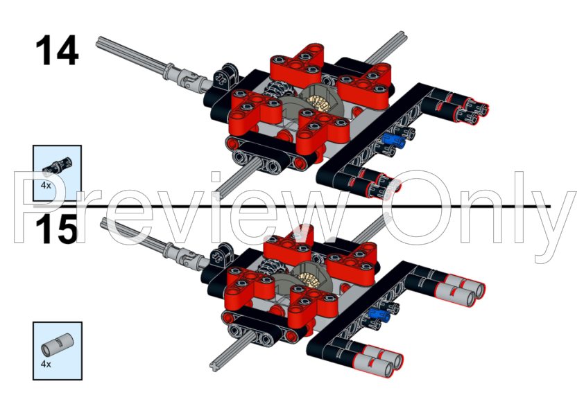 LEGO MOC Dodge RAM Dually Pickup Truck (DRW) 42098 C-Model by ...