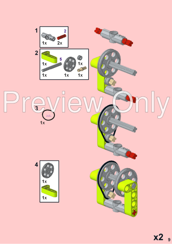 LEGO MOC Lego Fast Braiding Machine by Nico71 | Rebrickable - Build ...