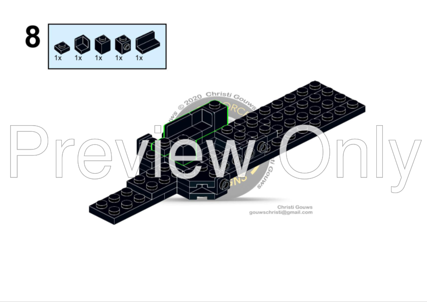 LEGO MOC F1 Mercedes W11 by CGForceDesigns | Rebrickable - Build with LEGO