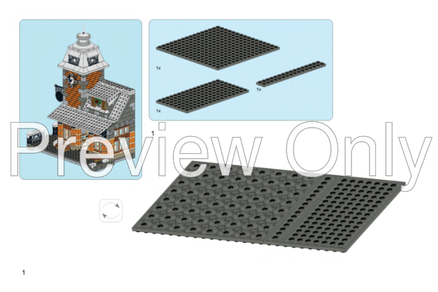 LEGO MOC Winter Village Train Station by Miro | Rebrickable - Build ...