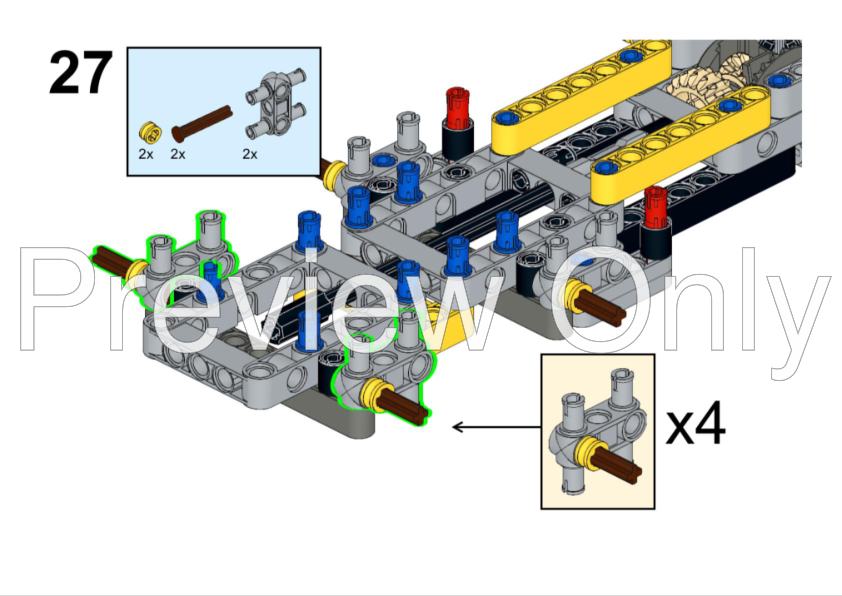 LEGO MOC 42108 playable MOD by msk6003 | Rebrickable - Build with LEGO