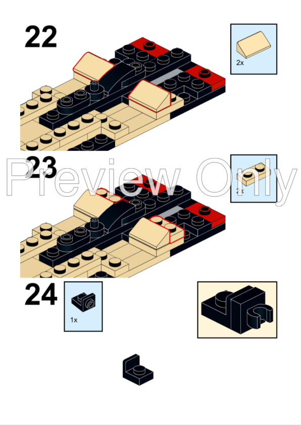 LEGO MOC Ferrari Testarossa - White and Red by thegbrix | Rebrickable ...