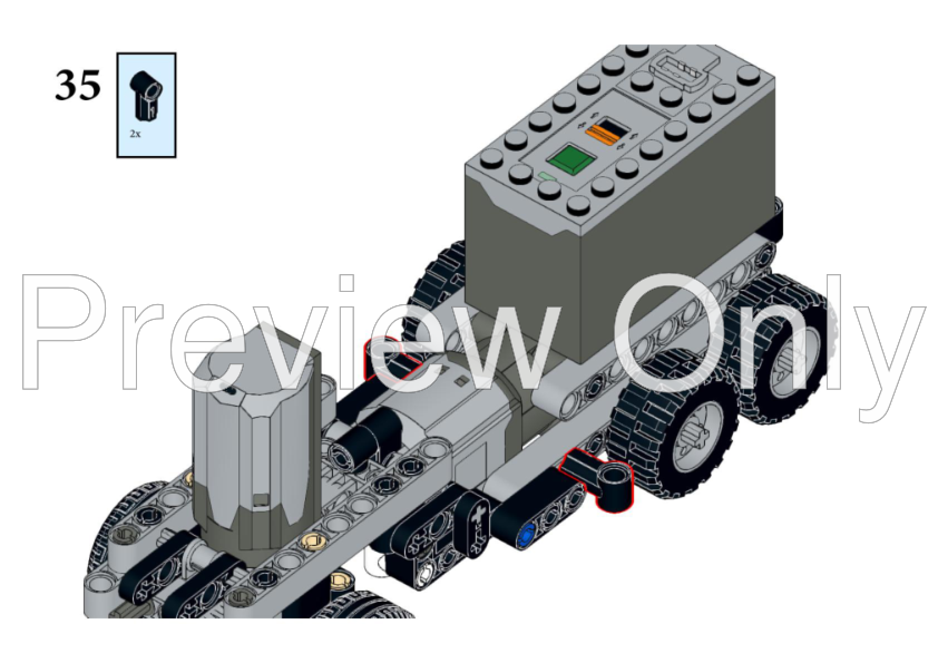 LEGO MOC RC Volvo FH16 by verdigris | Rebrickable - Build with LEGO