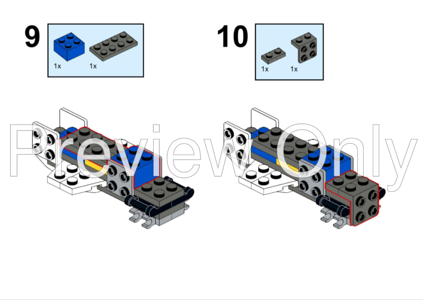 LEGO MOC Concept Falcon Microfighter by Liio | Rebrickable - Build with ...